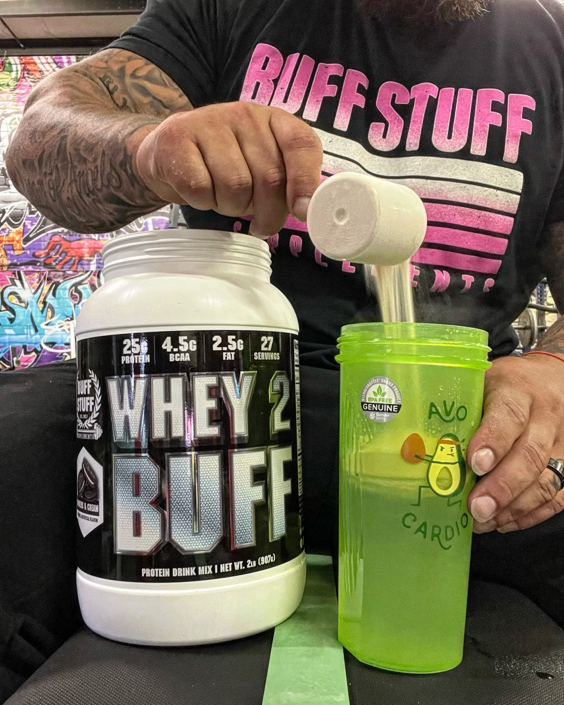 Whey 2 Buff- Cookies and Cream - Buff Stuff Supplements